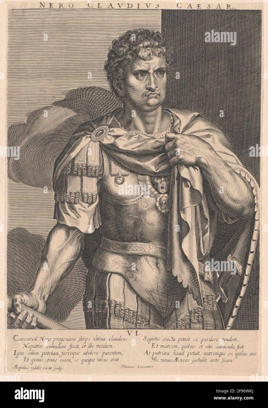 Nero, Roman emperor Stock Photo - Alamy