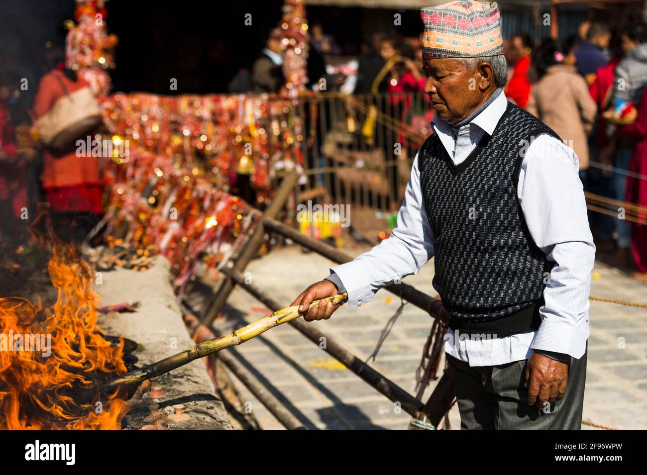 the Manakamana Temple Stock Photo - Alamy