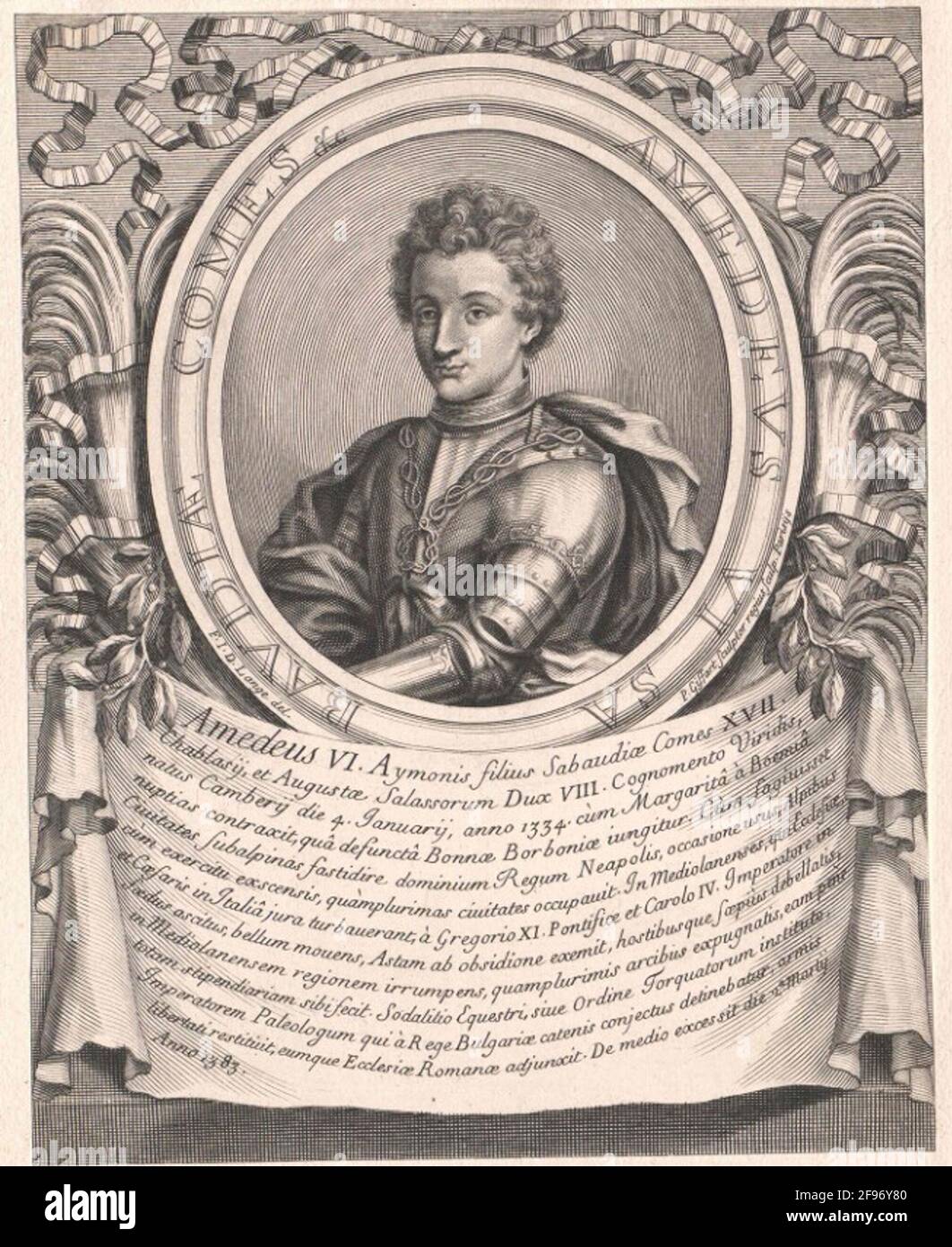 Amadeus VI., Count of Savoyen Stock Photo - Alamy
