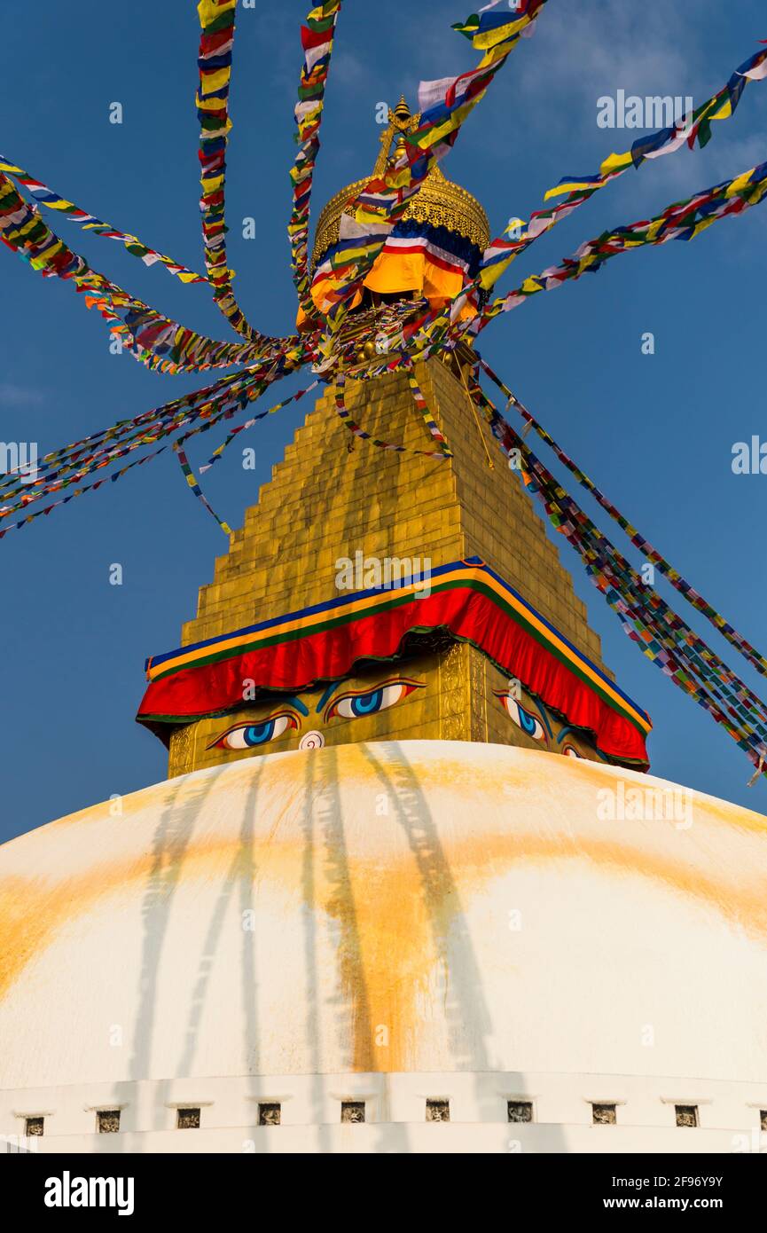 the Bodnath Stupa Stock Photo - Alamy