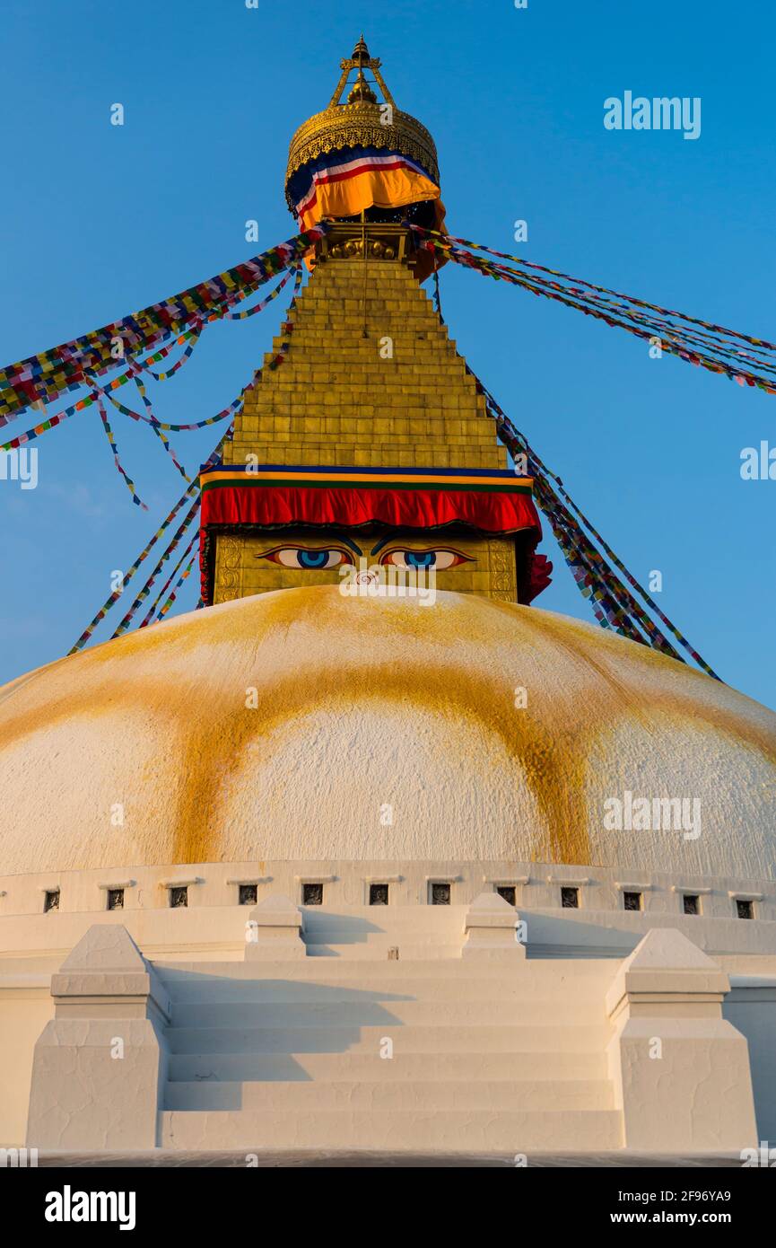 the Bodnath Stupa Stock Photo - Alamy