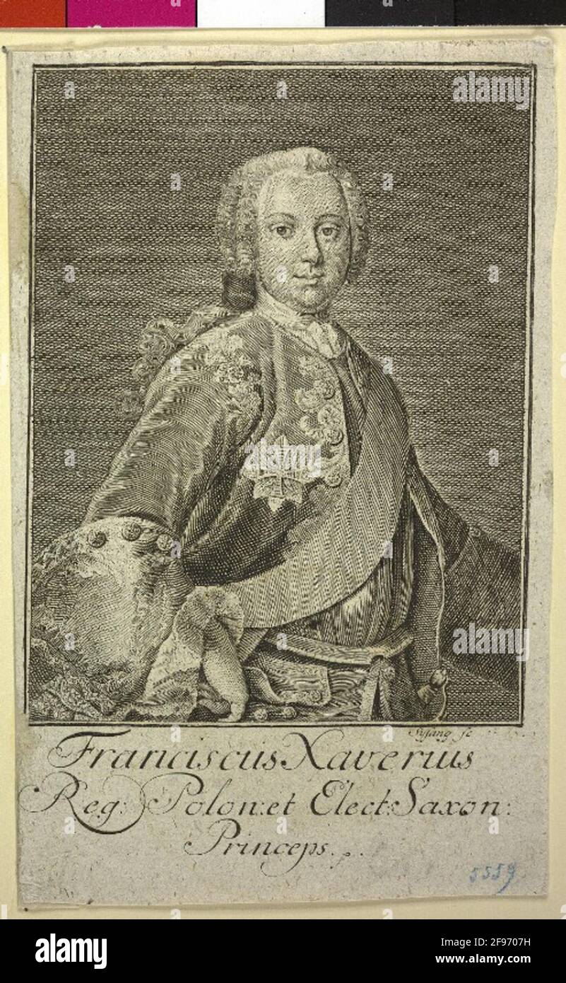 Franz Xaver, Prince of Saxony Stecher: Sysang, Johann Christoph Stock ...