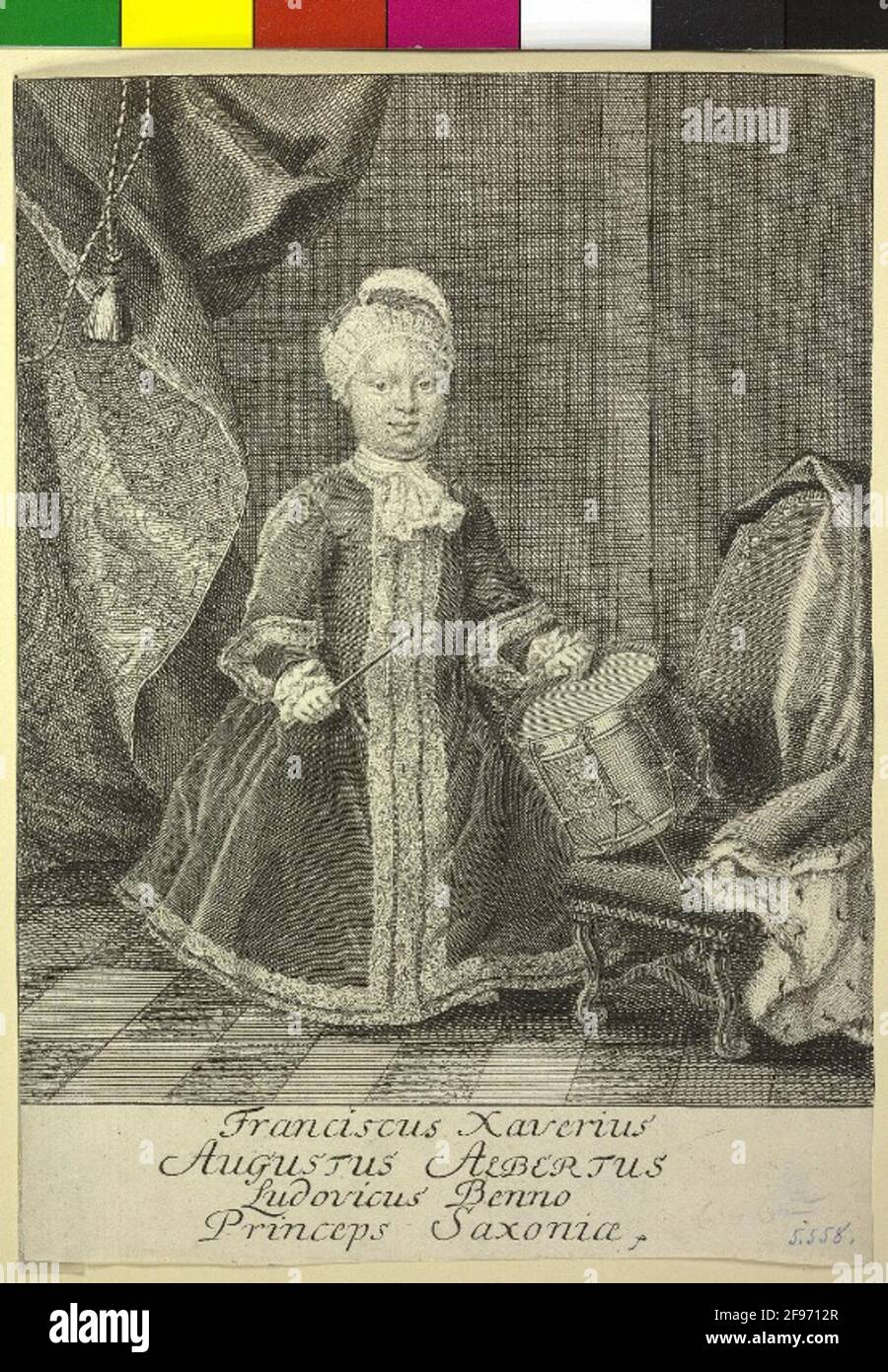 Franz Xaver, Prince of Saxony 1740/1750 Stock Photo - Alamy