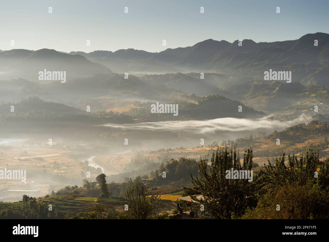 Pharping Monastery, Countryside, Kathmandu Valley Stock Photo - Alamy