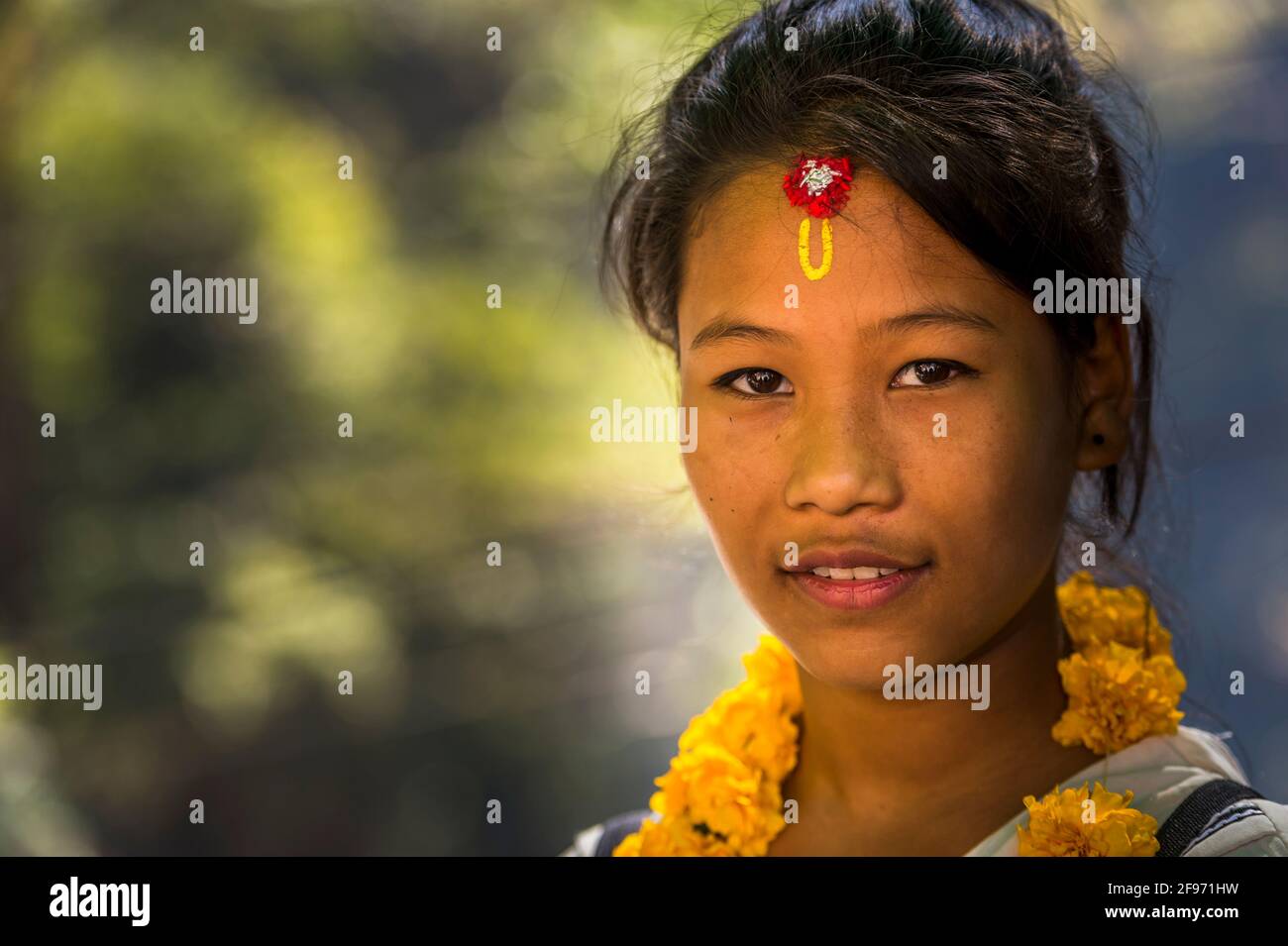 Hindu temple dakshinkali hi-res stock photography and images - Alamy