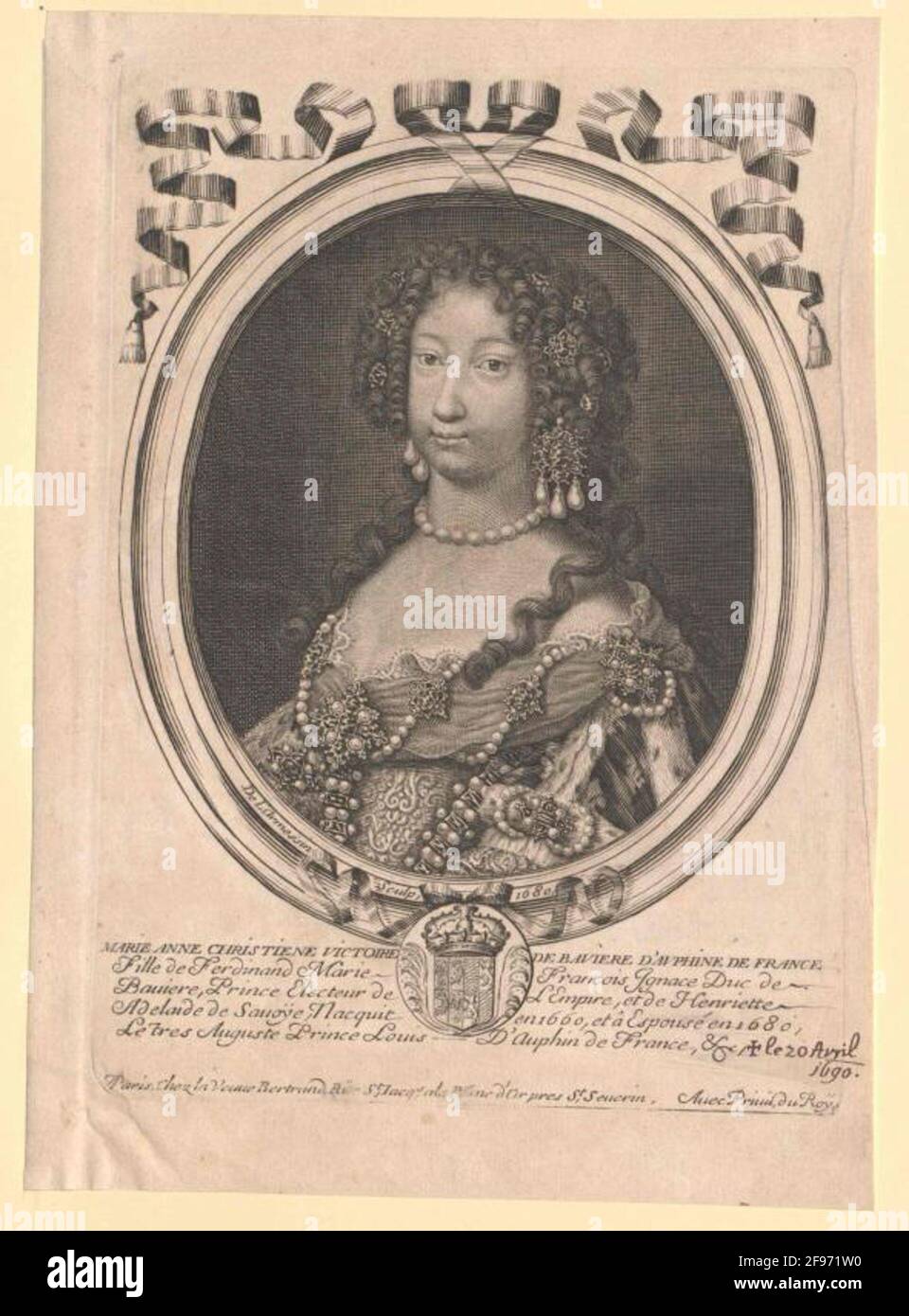 Maria Anna, Princess of Bavaria Stecher: Limestin, Nicolas DE (1640 ...