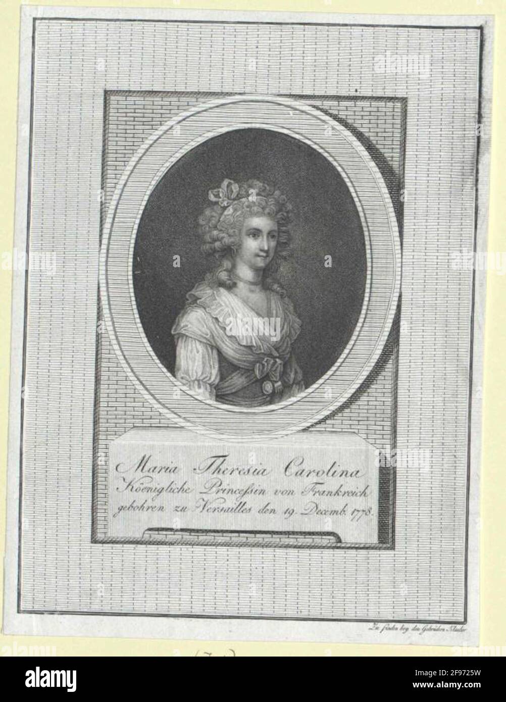 Marie Therese, Princess of France Stock Photo - Alamy