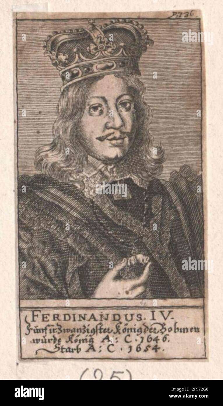 Ferdinand IV., Roman king Stock Photo - Alamy