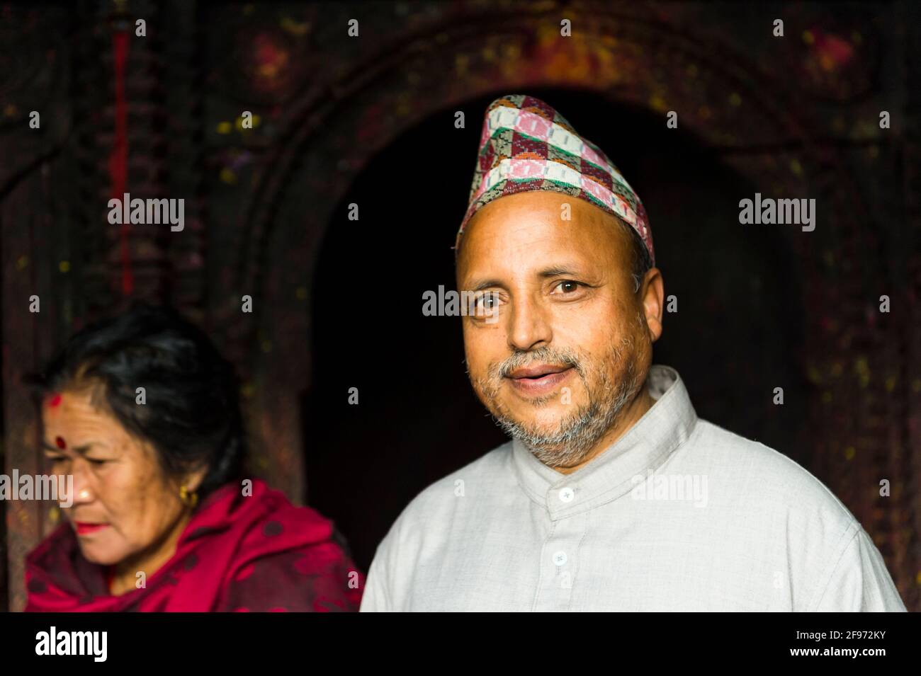 the Kalika Mandir Temple Stock Photo - Alamy