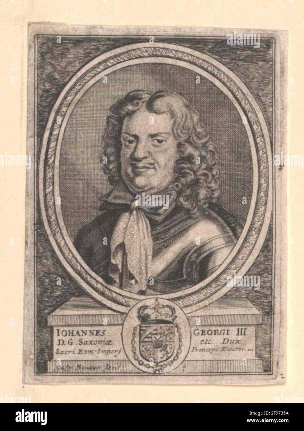 Johann Georg III., Elector of Saxony Stock Photo - Alamy