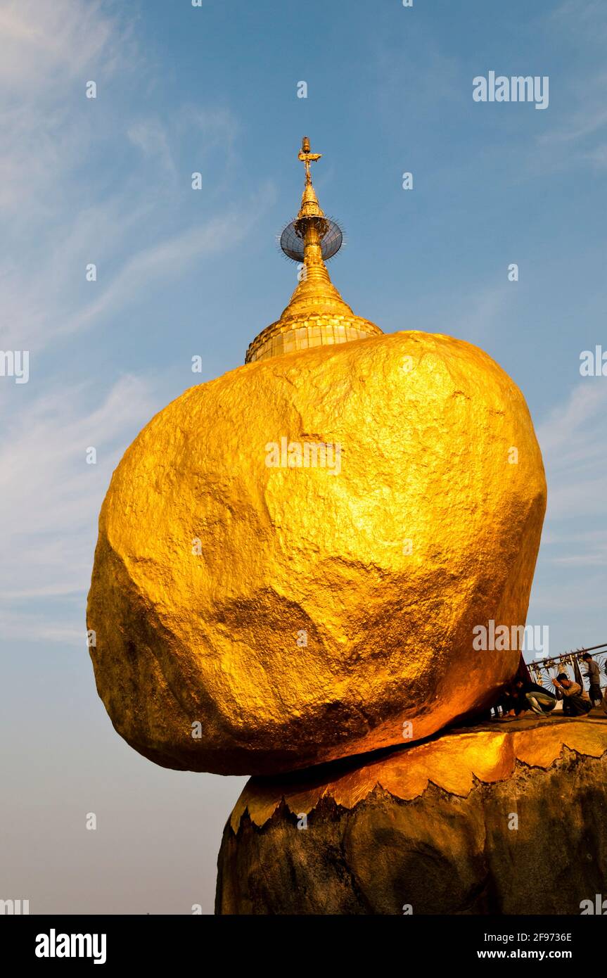 the golden rock Stock Photo - Alamy