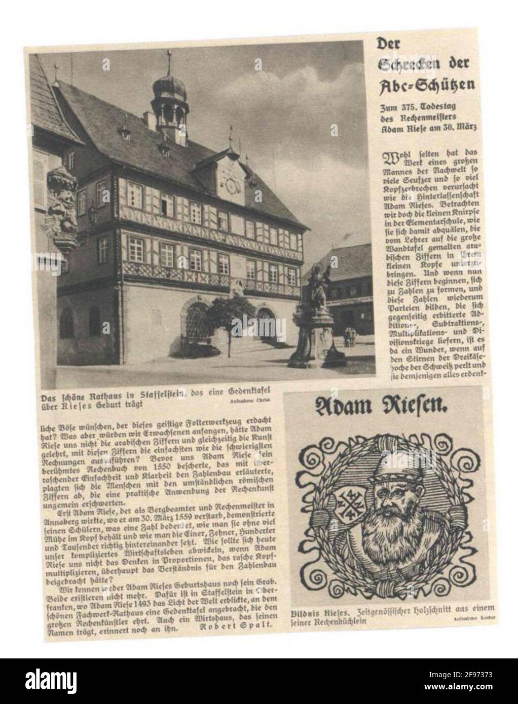 Riese, Adam Stock Photo - Alamy