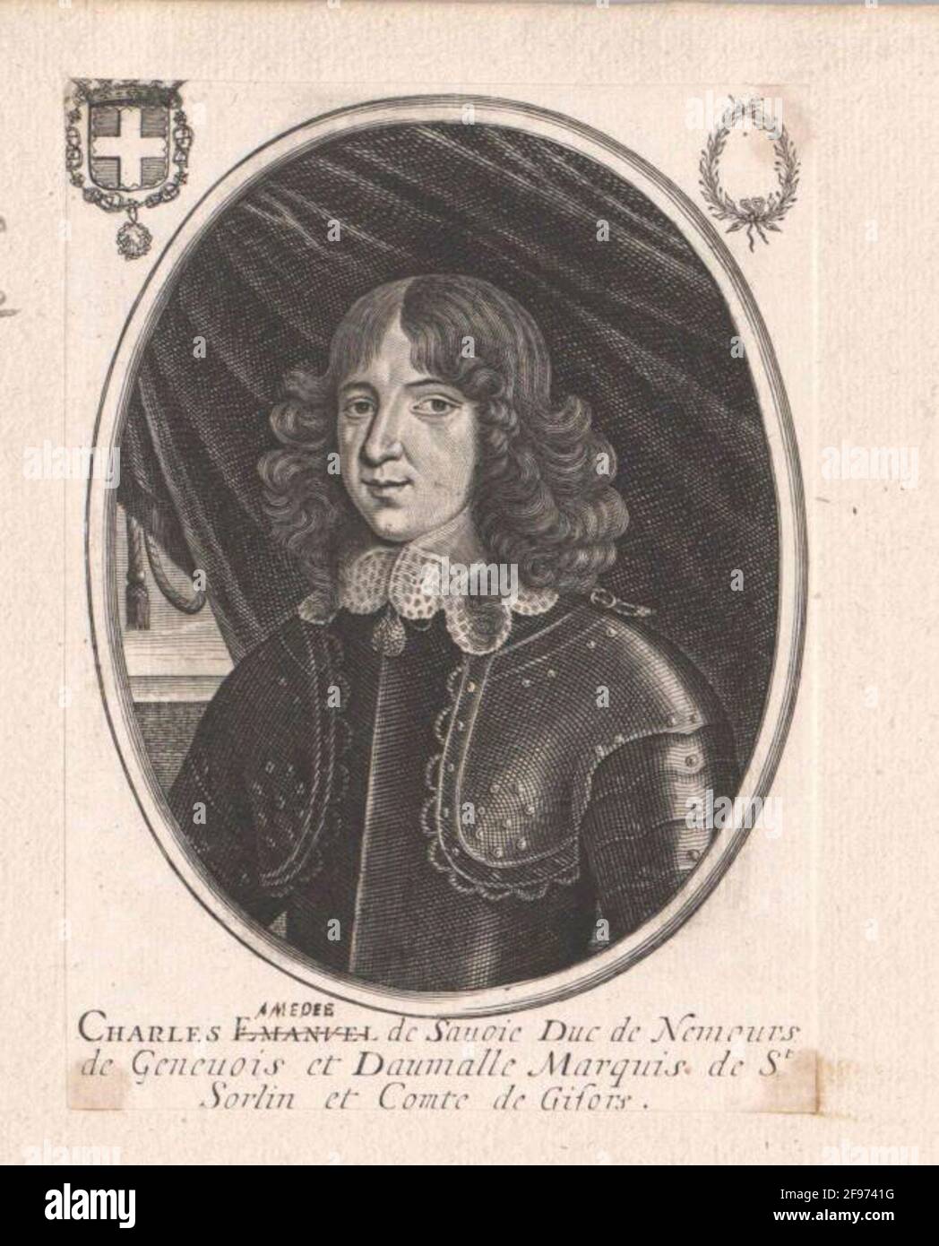 Karl Emanuel II, Duke of Savoyen Stock Photo - Alamy