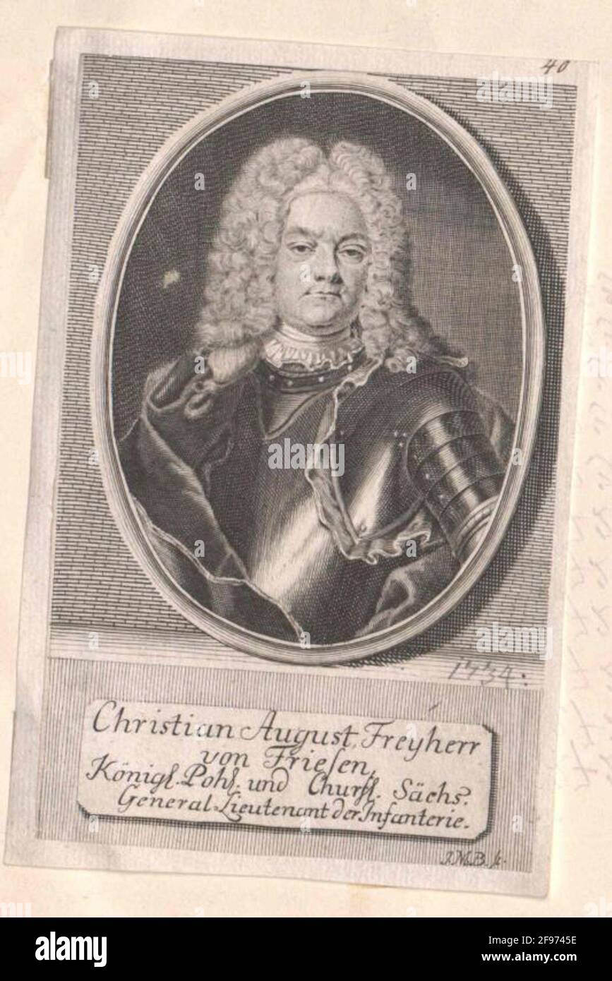 Friesen, Christian August Freiherr von Stecher: Bernigeroth, Johann ...