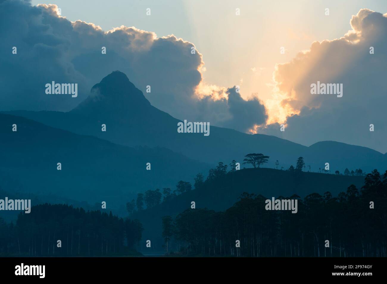 Sri Pada, the Adam's Peak Stock Photo - Alamy