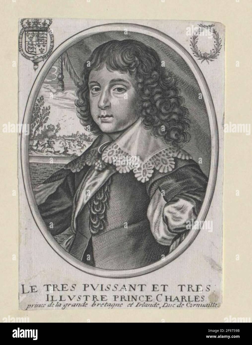Karl II., King of England Stock Photo - Alamy