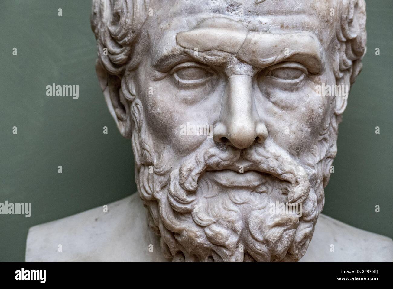Closeupof sculptures in the Uffizi Gallery in Florence, Italy Stock ...