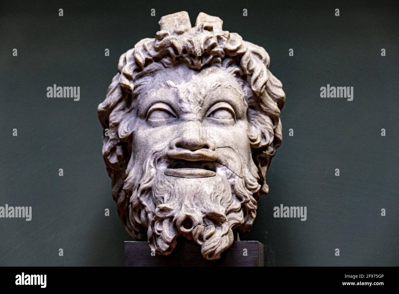 Closeup of sculptures in the Uffizi Gallery in Florence, Italy Stock ...