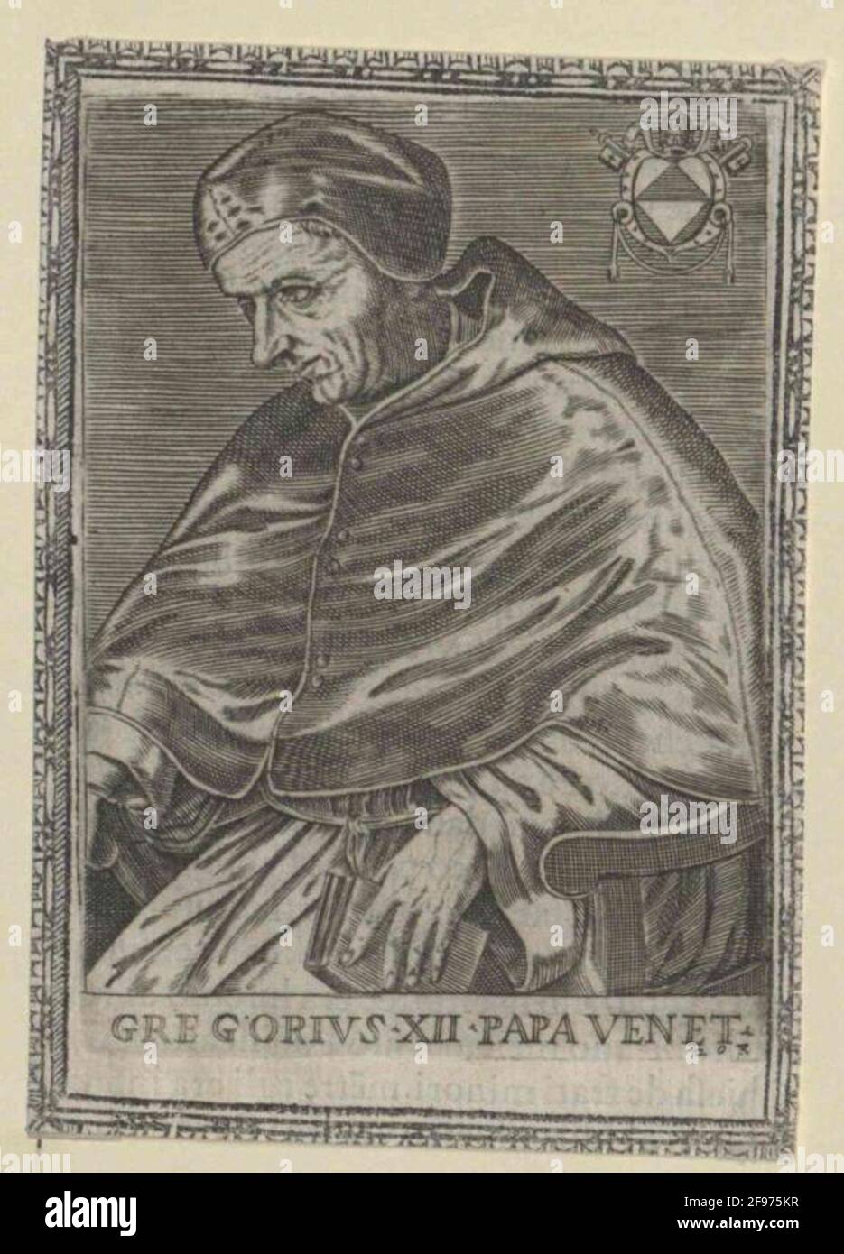 Gregor XII., papa Stock Photo - Alamy