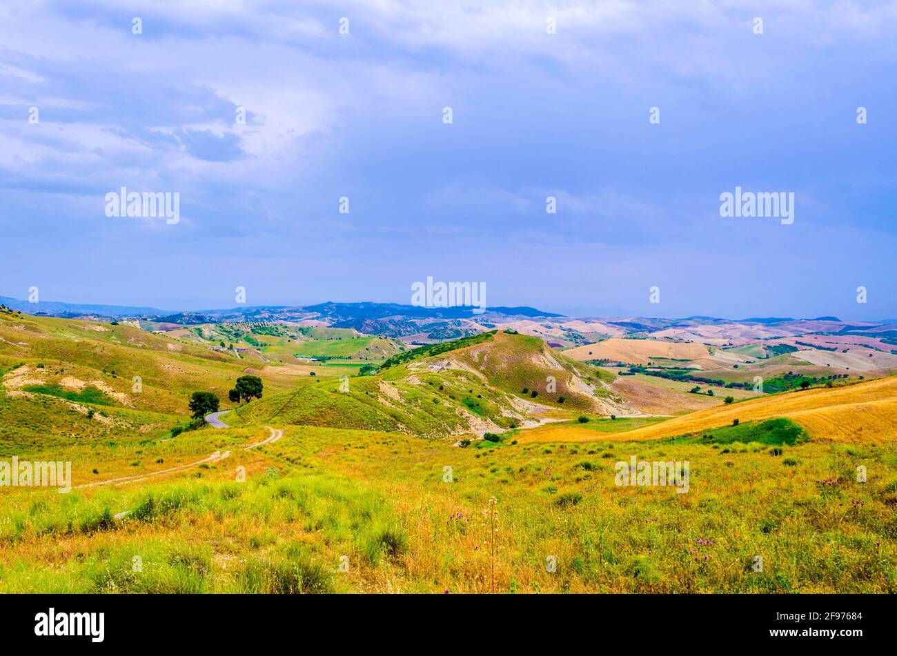 Landscape of Basilicata region in Italy Stock Photo - Alamy