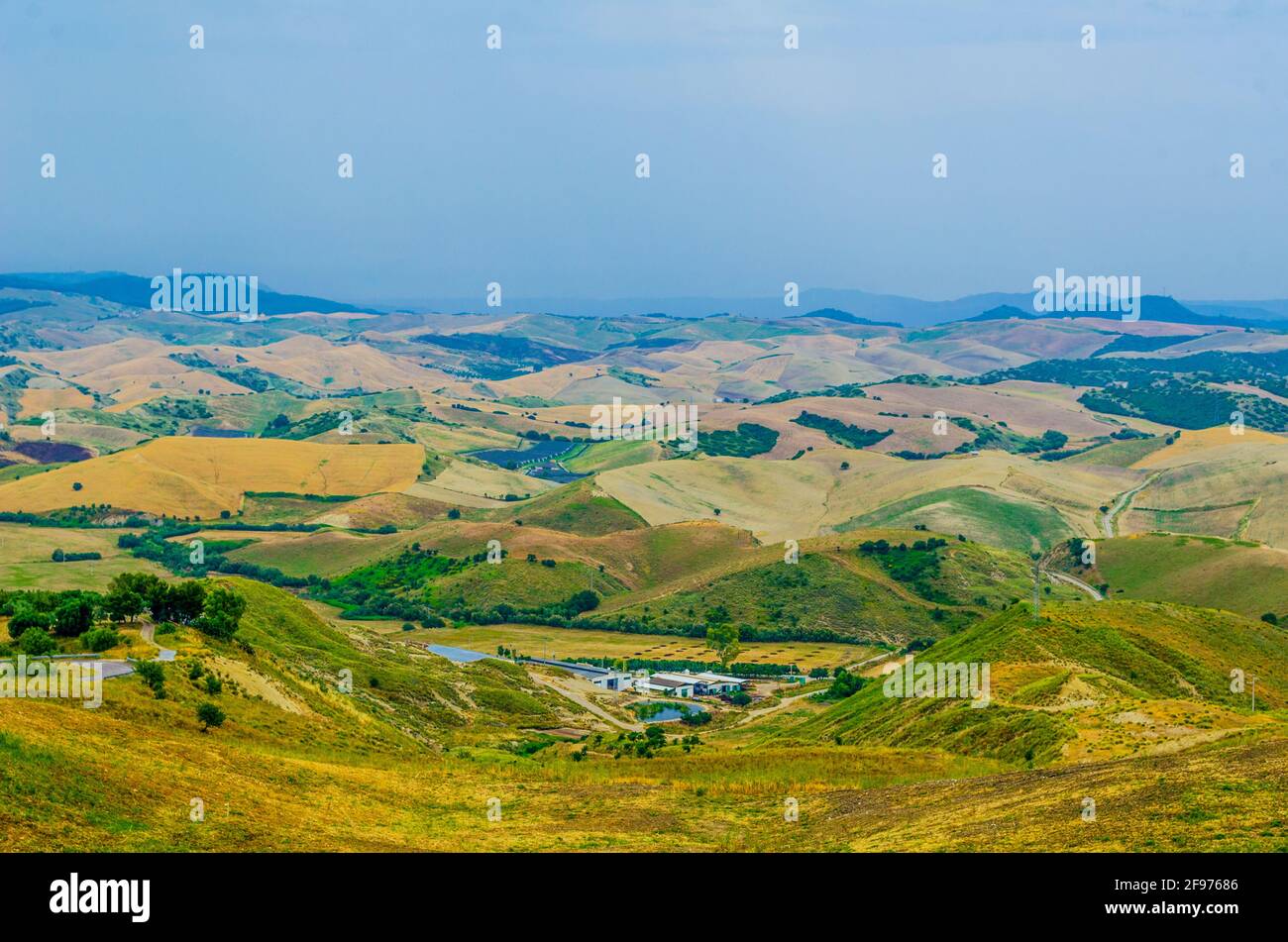 Landscape of Basilicata region in Italy Stock Photo - Alamy