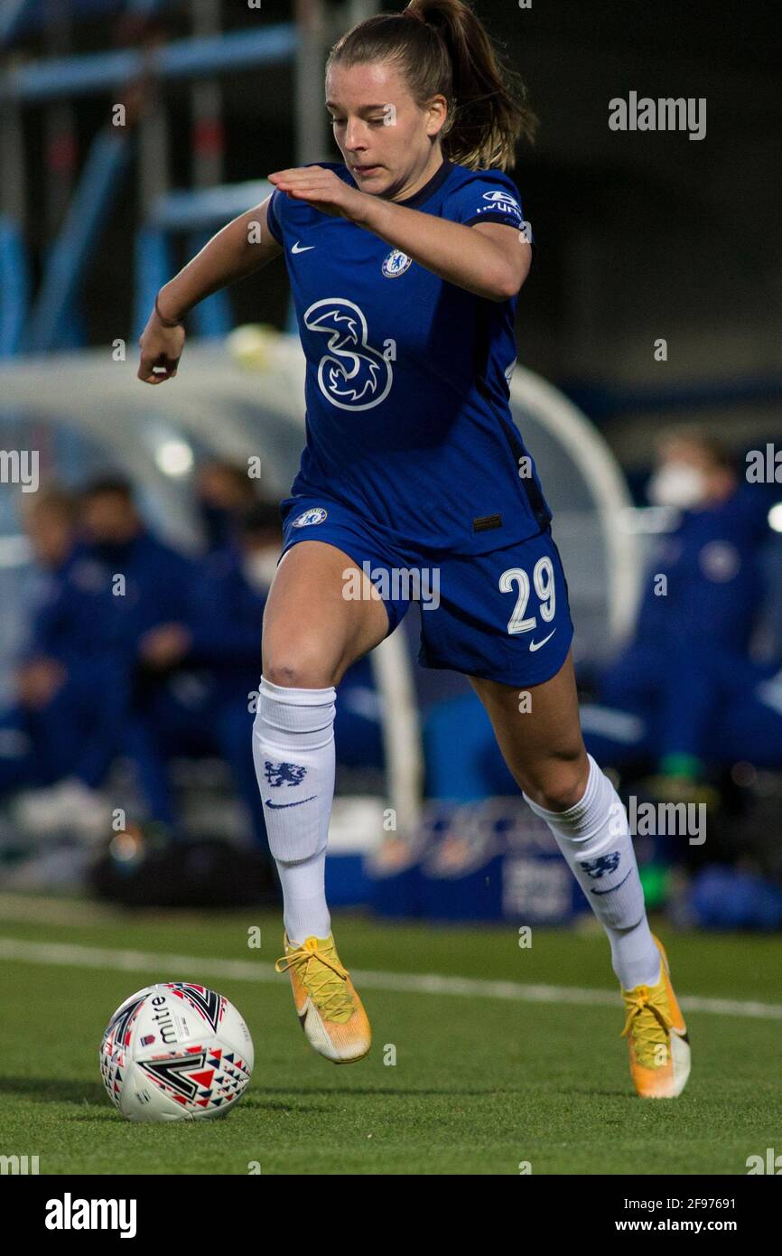 LONDON, UK. APRIL 16TH : Fox (Chelsea FC) controls the ball during the ...