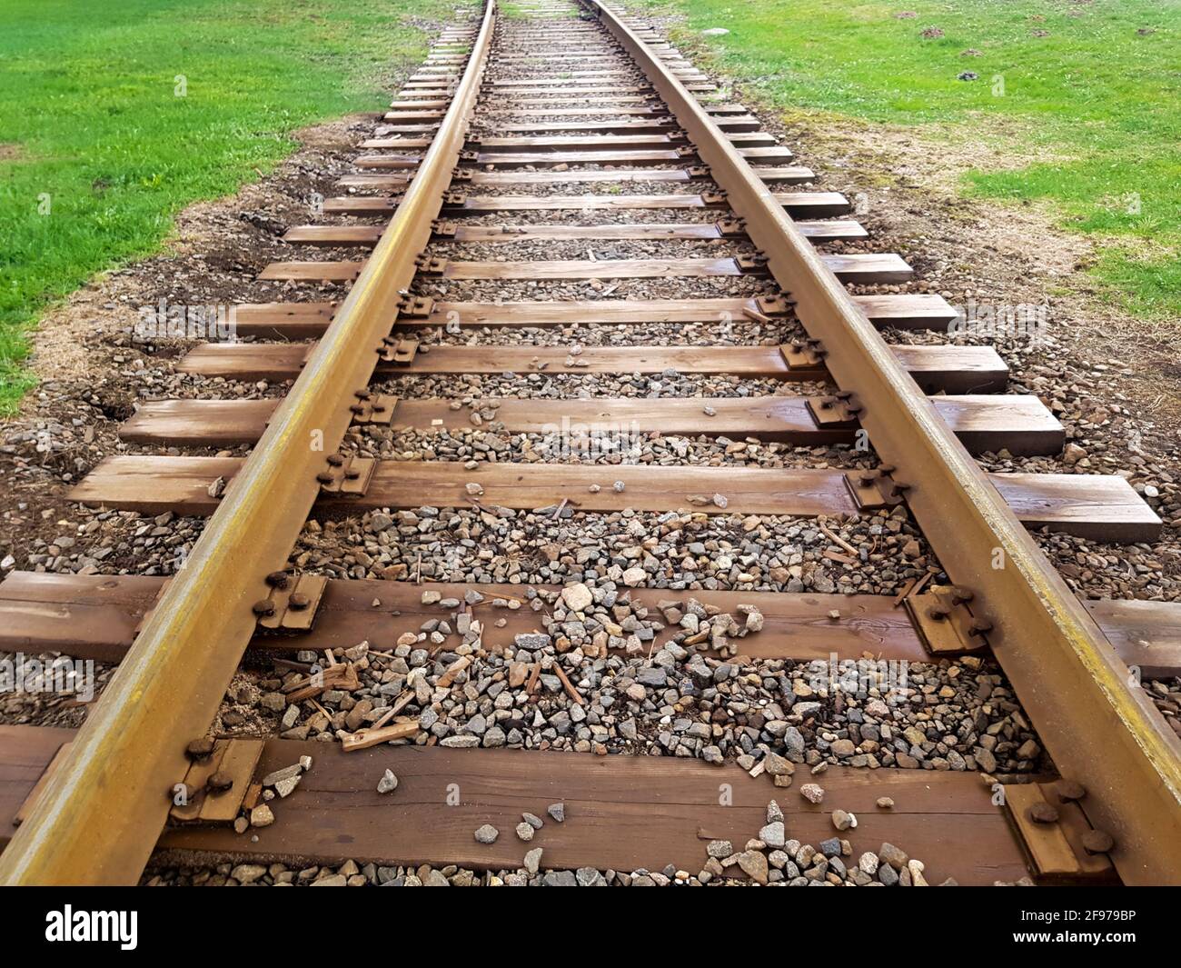 Railway tracks. Cargo and passenger transportation, business and ...