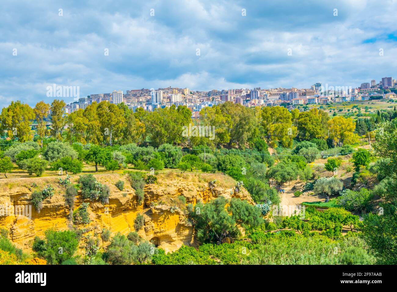 Agrigento temple aerial hi-res stock photography and images - Alamy