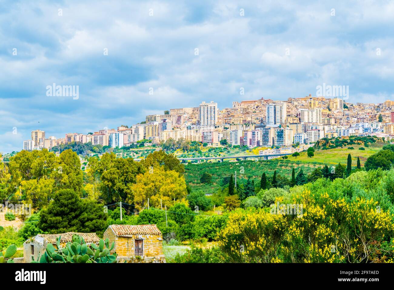 Agrigento temple aerial hi-res stock photography and images - Alamy