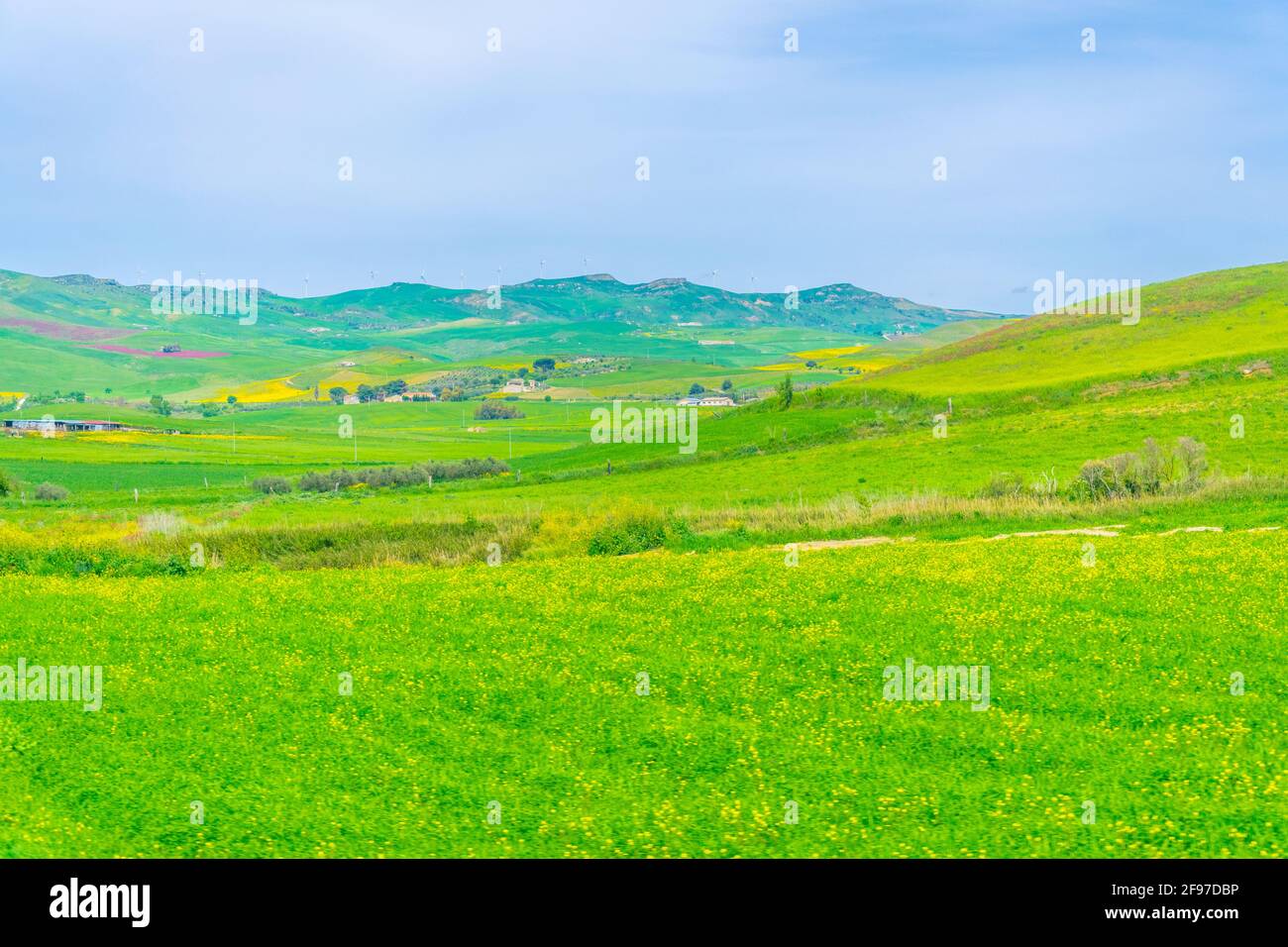nature in the central Sicily, Italy Stock Photo - Alamy