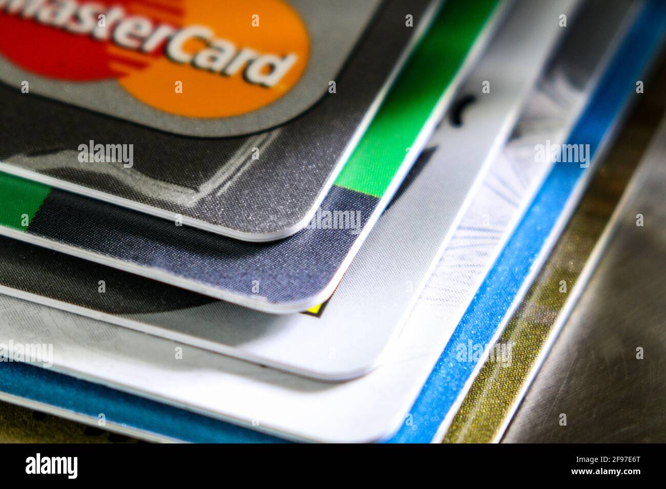 Bank cards of different banks Stock Photo - Alamy