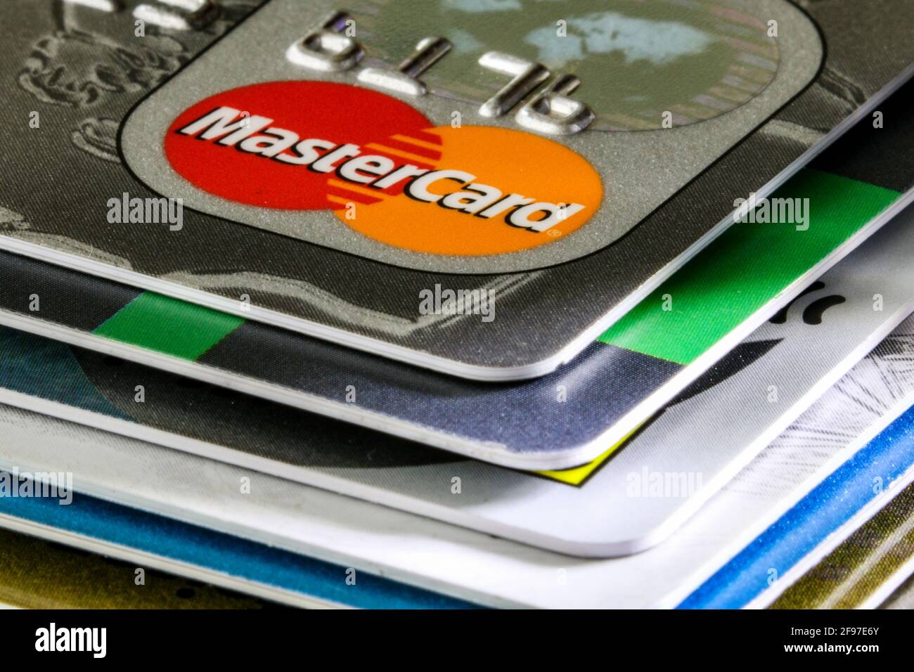 Bank cards of different banks Stock Photo - Alamy