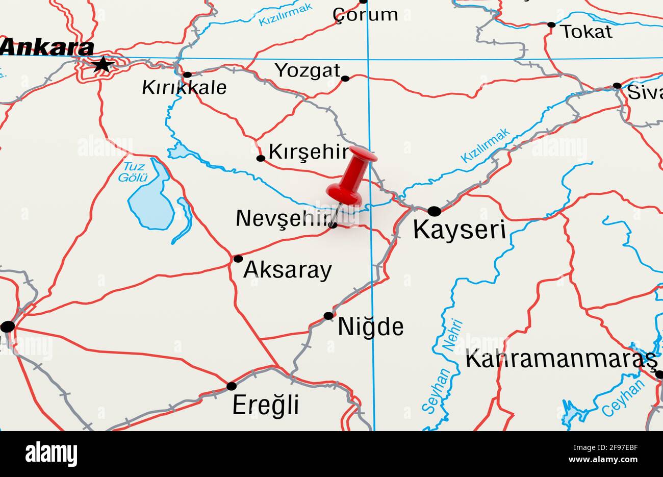 Map of kayseri hi-res stock photography and images - Alamy