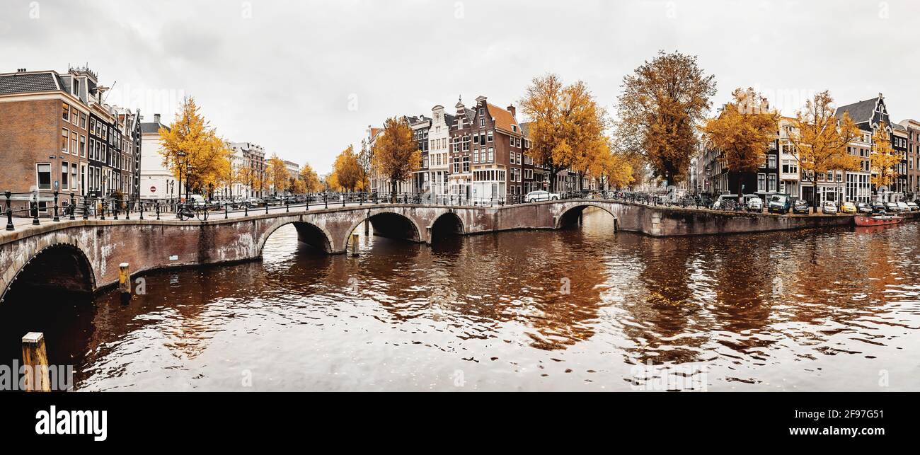 Amsterdam panorama of keizersgracht hi-res stock photography and images ...