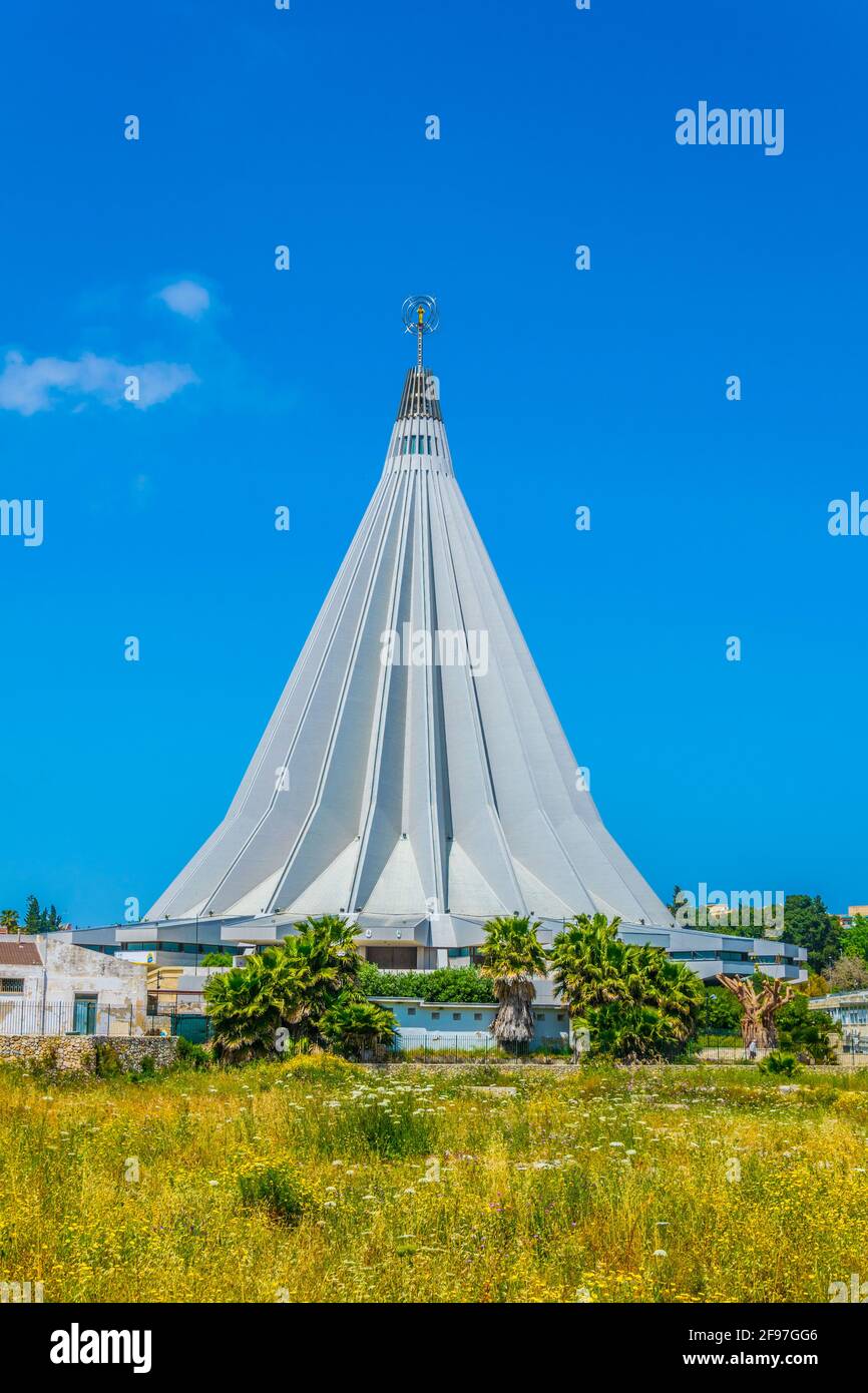 Sanctuary of Our Lady of Tears in Syracuse, Sicily, Italy Stock Photo ...