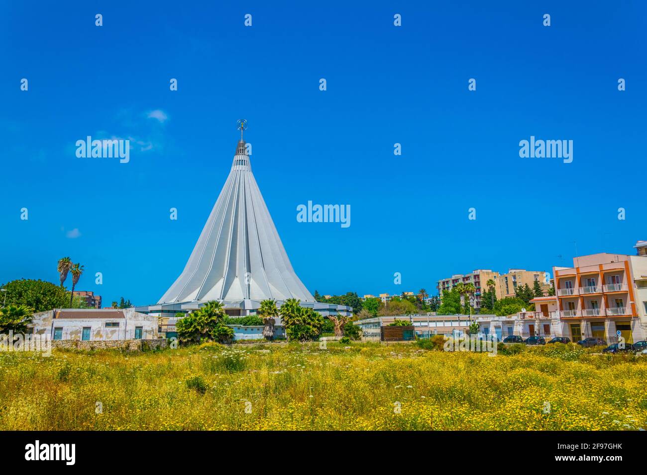 Sanctuary of Our Lady of Tears in Syracuse, Sicily, Italy Stock Photo ...