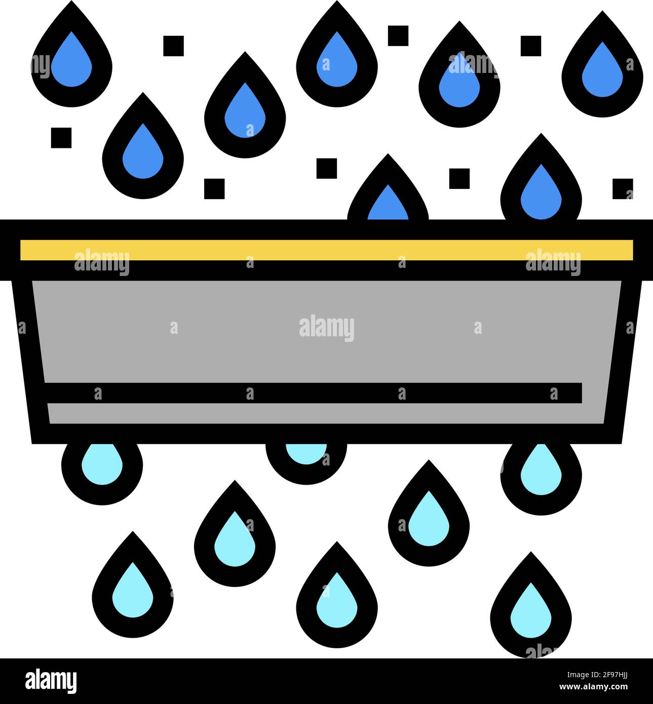 water purification and pollution color icon vector illustration Stock ...