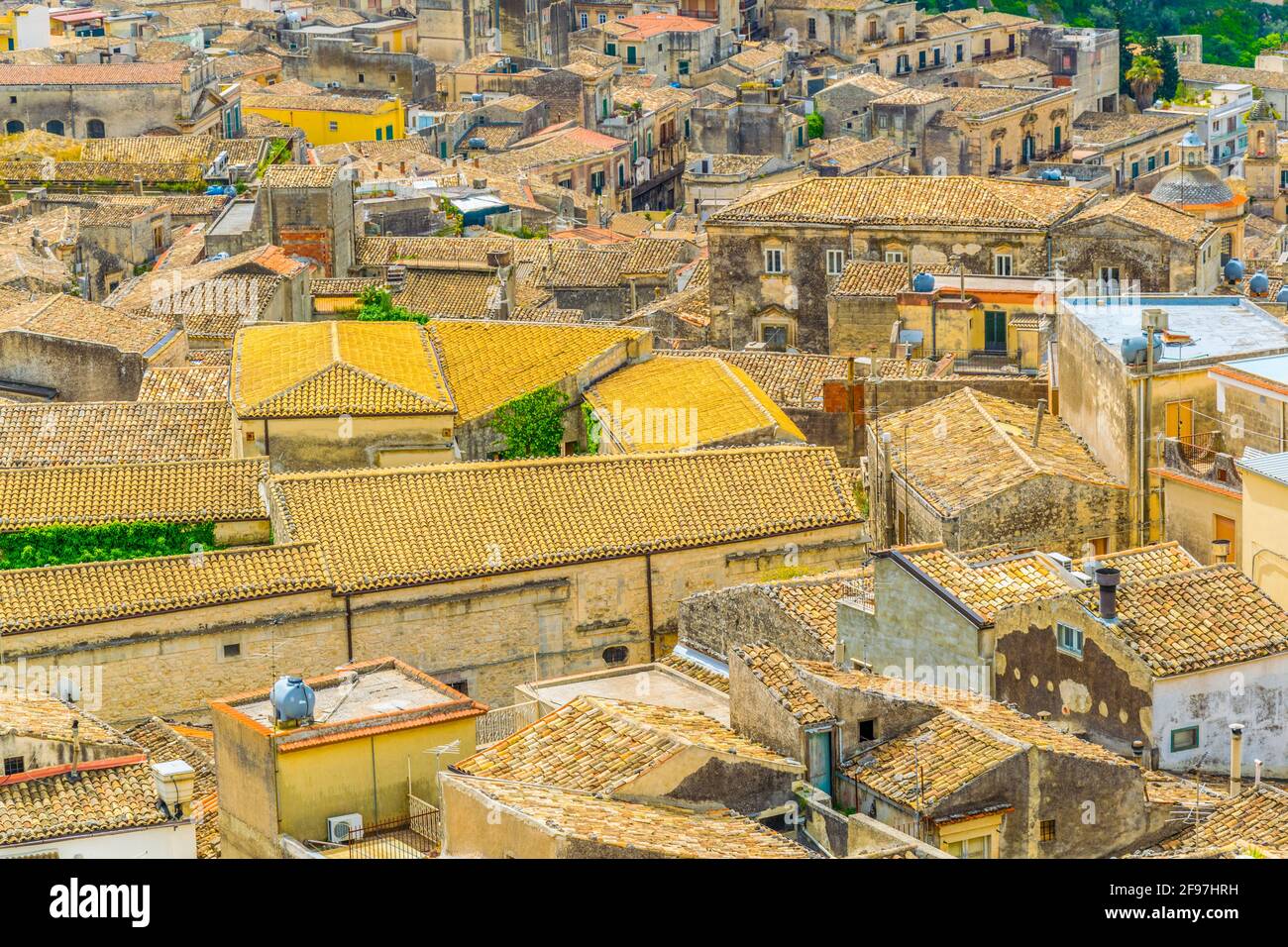 Aerial view of Modica, Sicily, Italy Stock Photo - Alamy