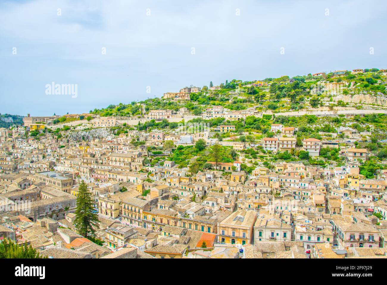 Aerial view of Modica, Sicily, Italy Stock Photo - Alamy