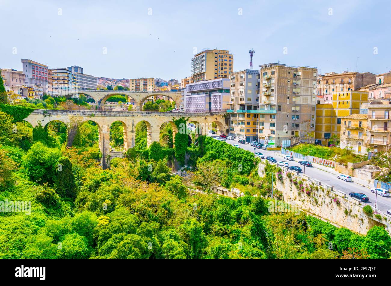 Aerial view of Ragusa, Sicily, Italy Stock Photo - Alamy