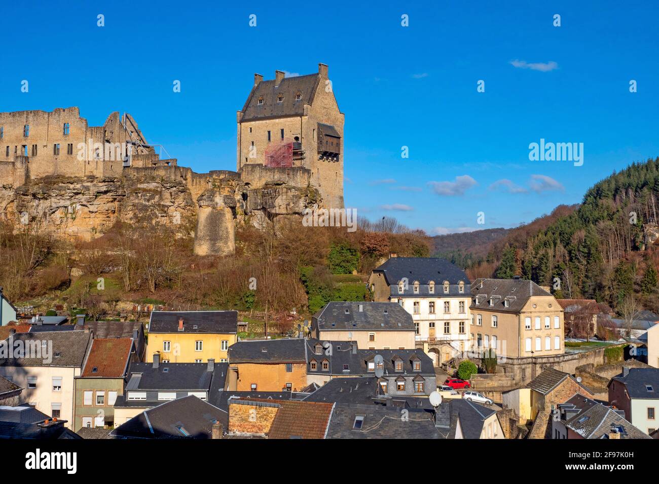 Larochette in the valley of the white ernz hi-res stock photography and ...