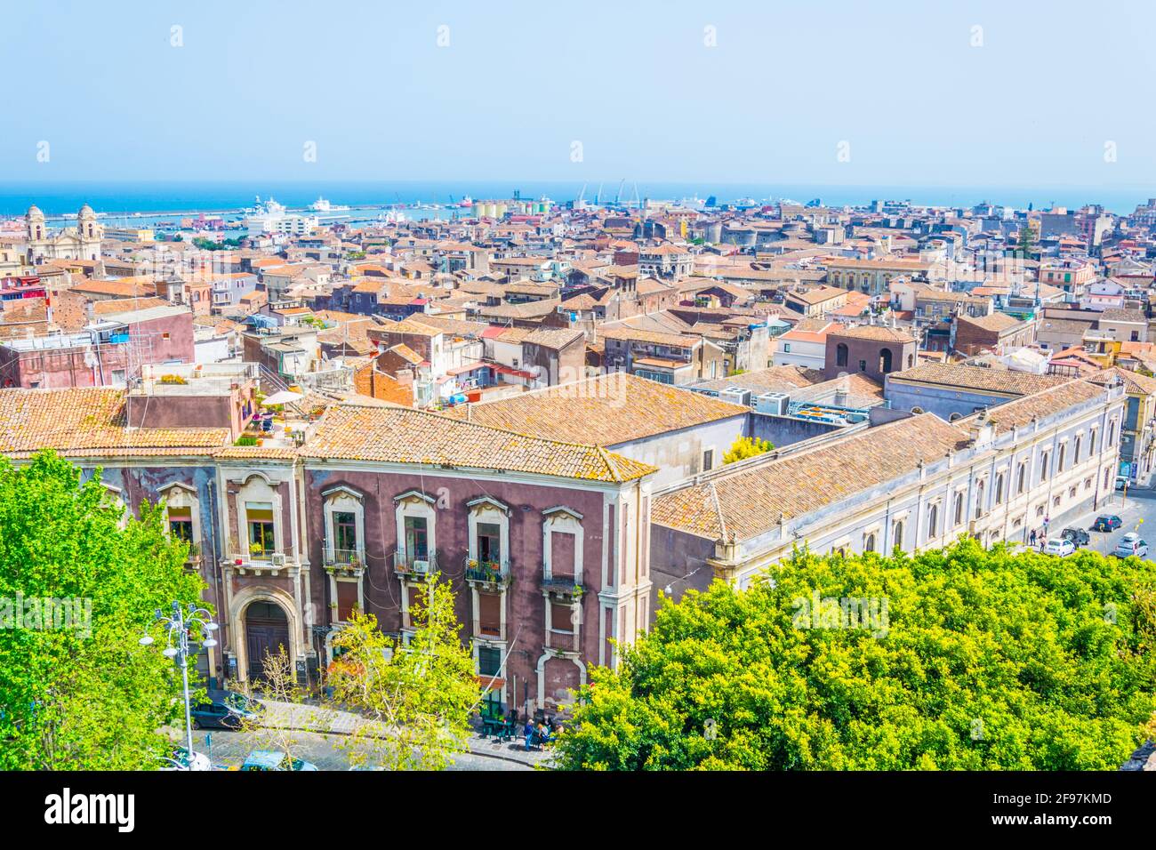Aerial view of Catania, Sicily, Italy Stock Photo - Alamy