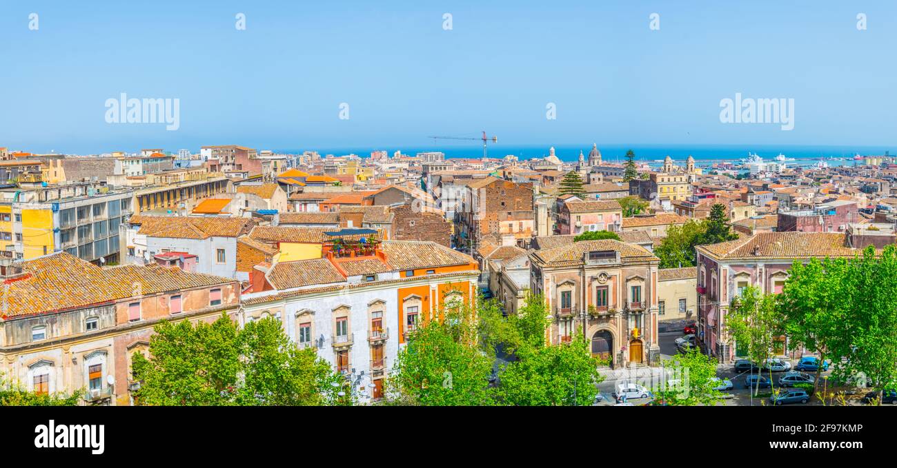 Aerial view of Catania, Sicily, Italy Stock Photo - Alamy