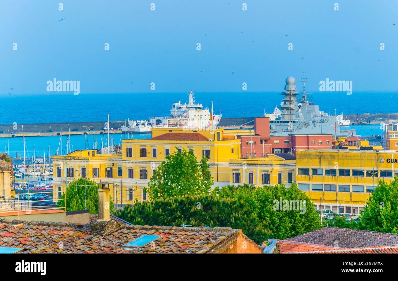 Aerial view of Port of Catania, Sicily, Italy Stock Photo - Alamy