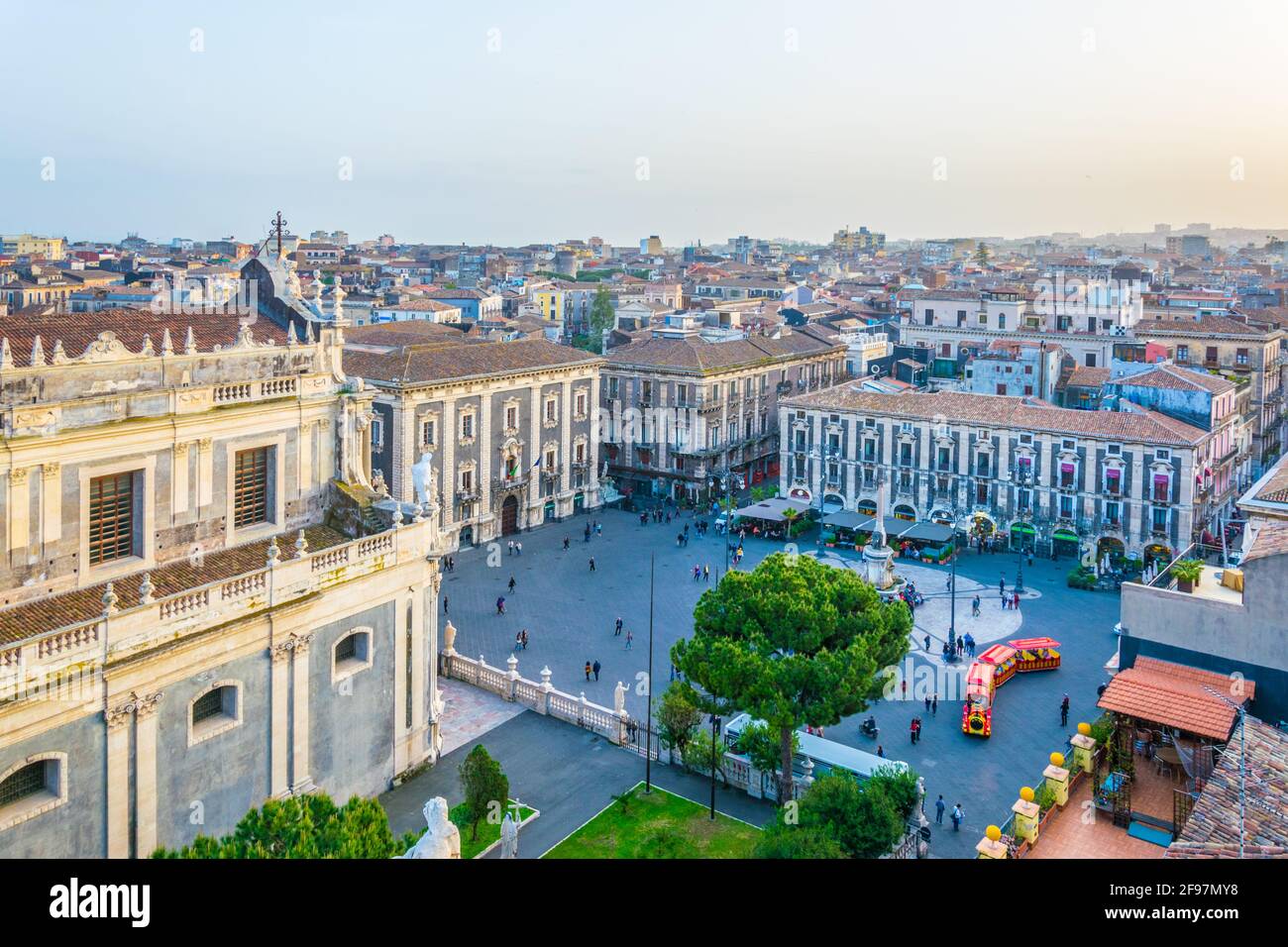 Aerial view of Piazza Duomo in Catania, Sicily, Italy Stock Photo - Alamy
