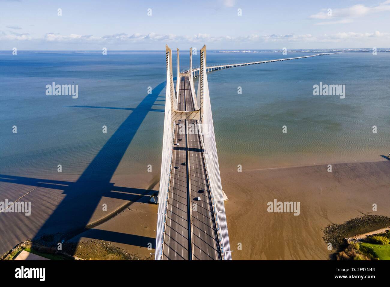 Vasco Da Gama Bridge Aerial High Resolution Stock Photography and ...