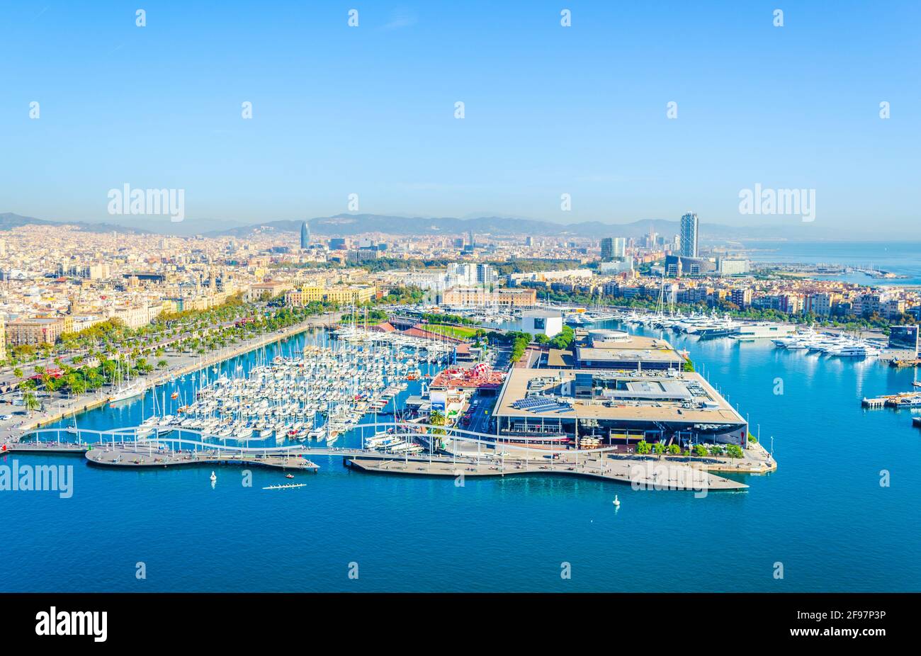 port Vell in Barcelona, Spain Stock Photo - Alamy