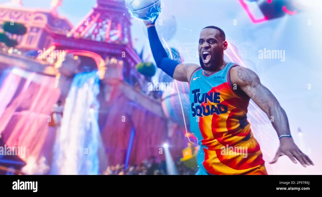 USA. LeBron James in a scene from the (C)Warner Bros Studios new movie ...