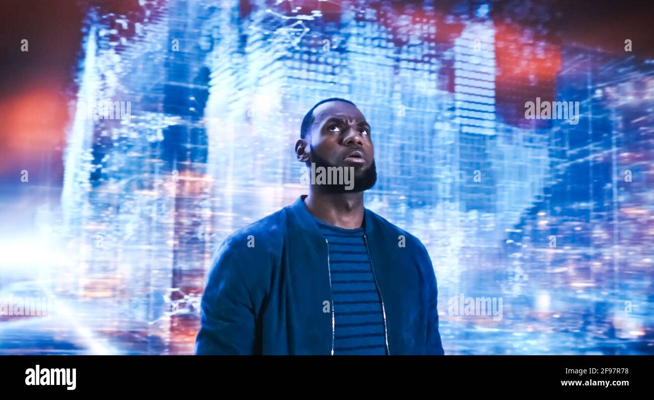 USA. LeBron James in a scene from the (C)Warner Bros Studios new movie ...
