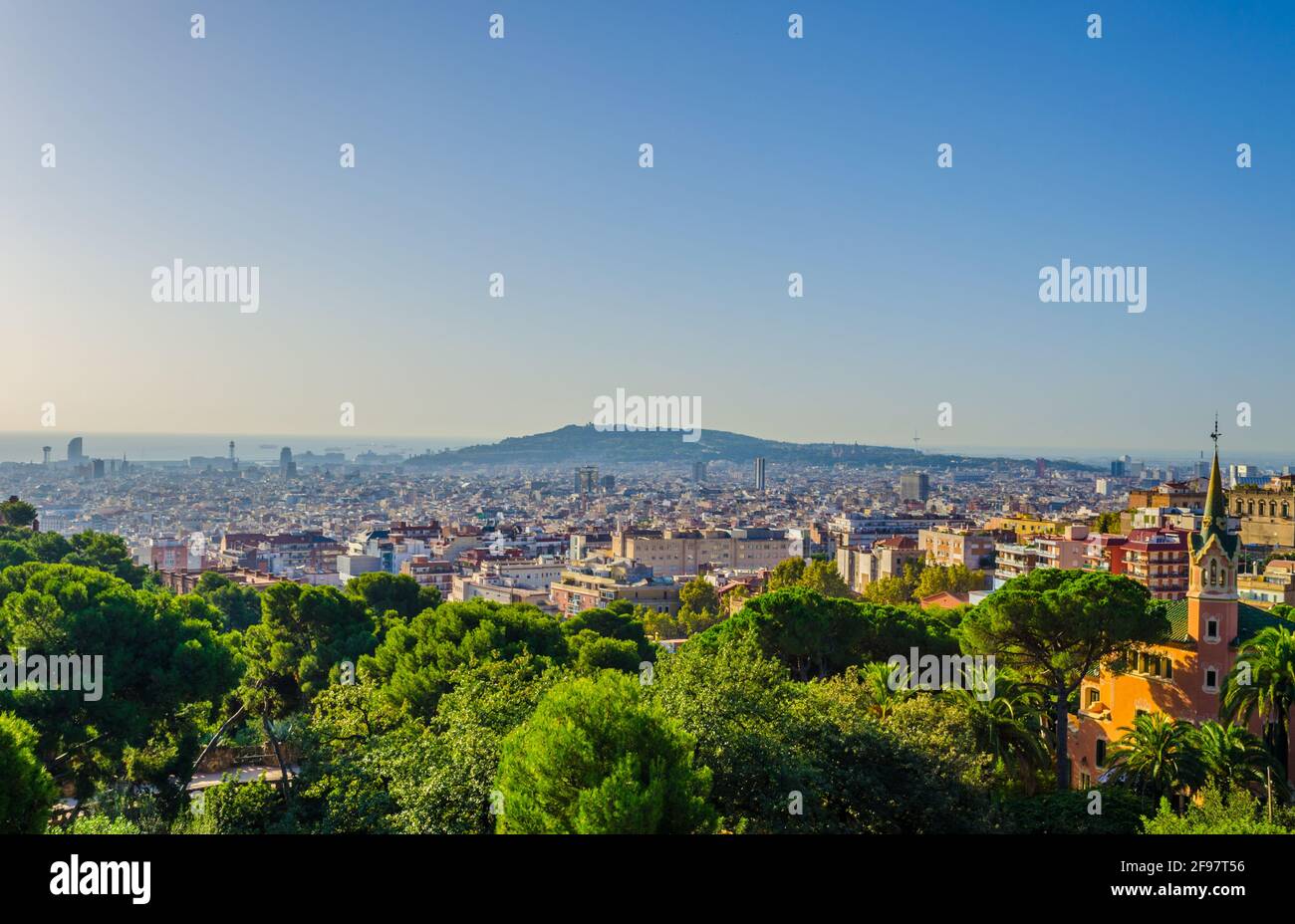 Aerial view of Barcelona, Spain Stock Photo - Alamy